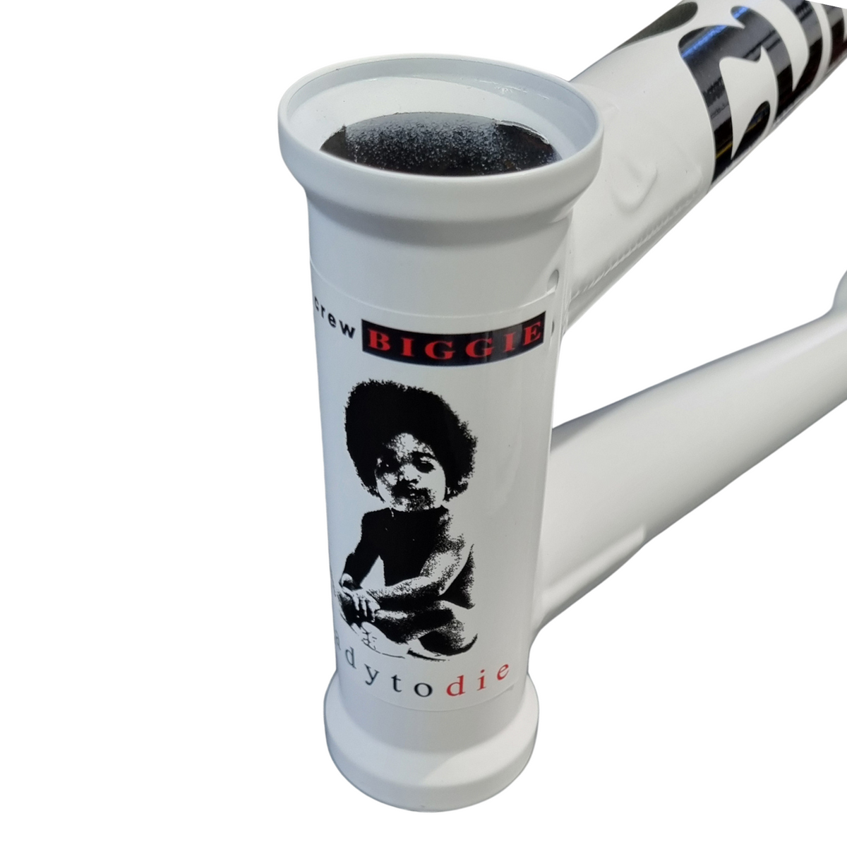 Cult Biggie Frame (Devon Smillie) White BMX Frames – The Secret BMX Shop