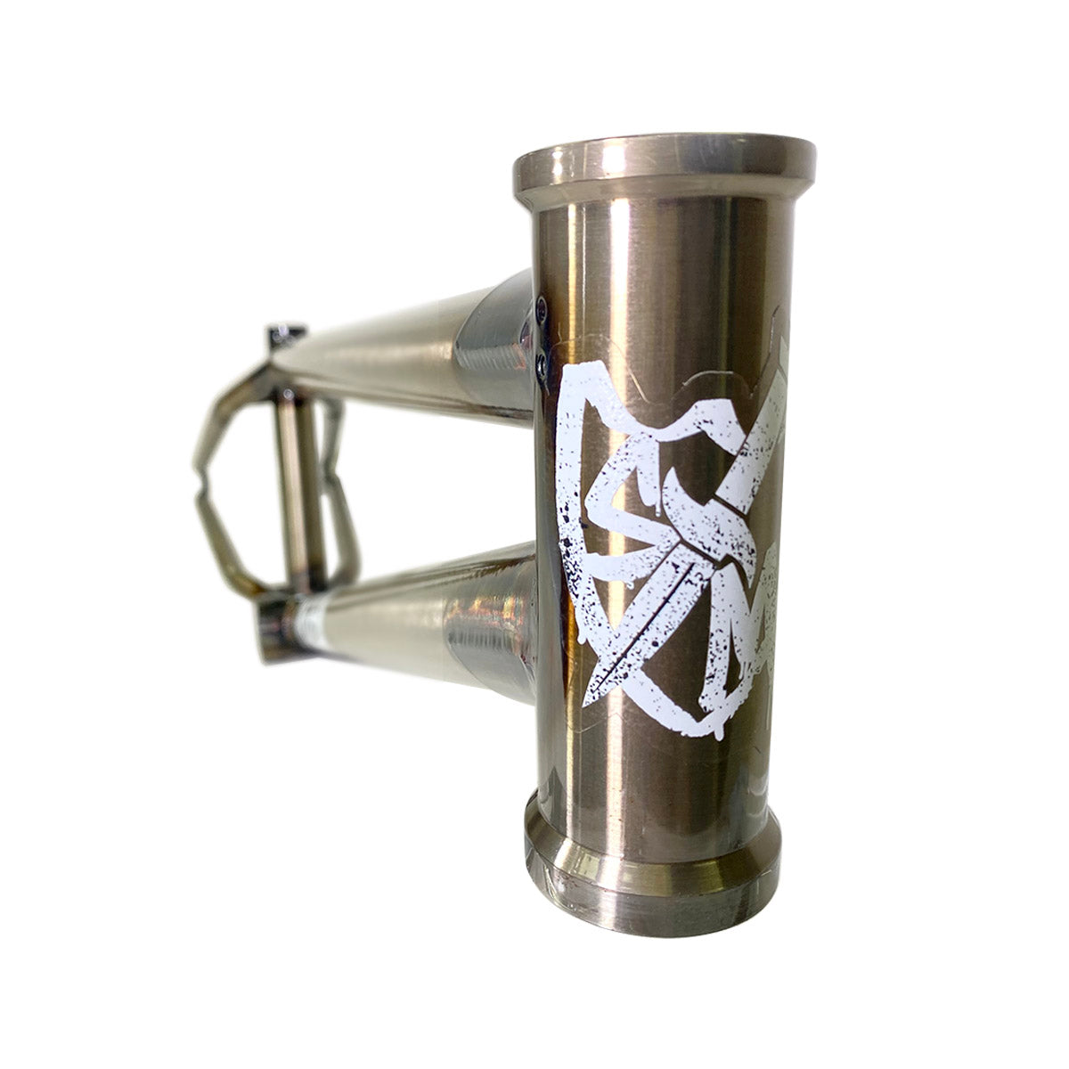 S&M Dagger Frame Gloss Clear Raw BMX Park Frames – The Secret BMX Shop