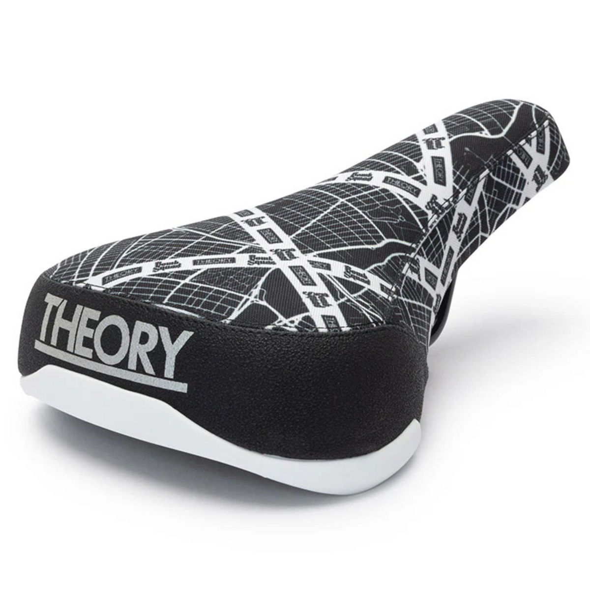 Theory x Bombsquad Railed Seat Black White BMX Seats – The Secret BMX Shop
