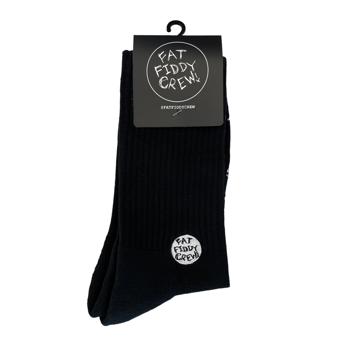 Fat Fiddy Crew Socks Black – The Secret BMX Shop