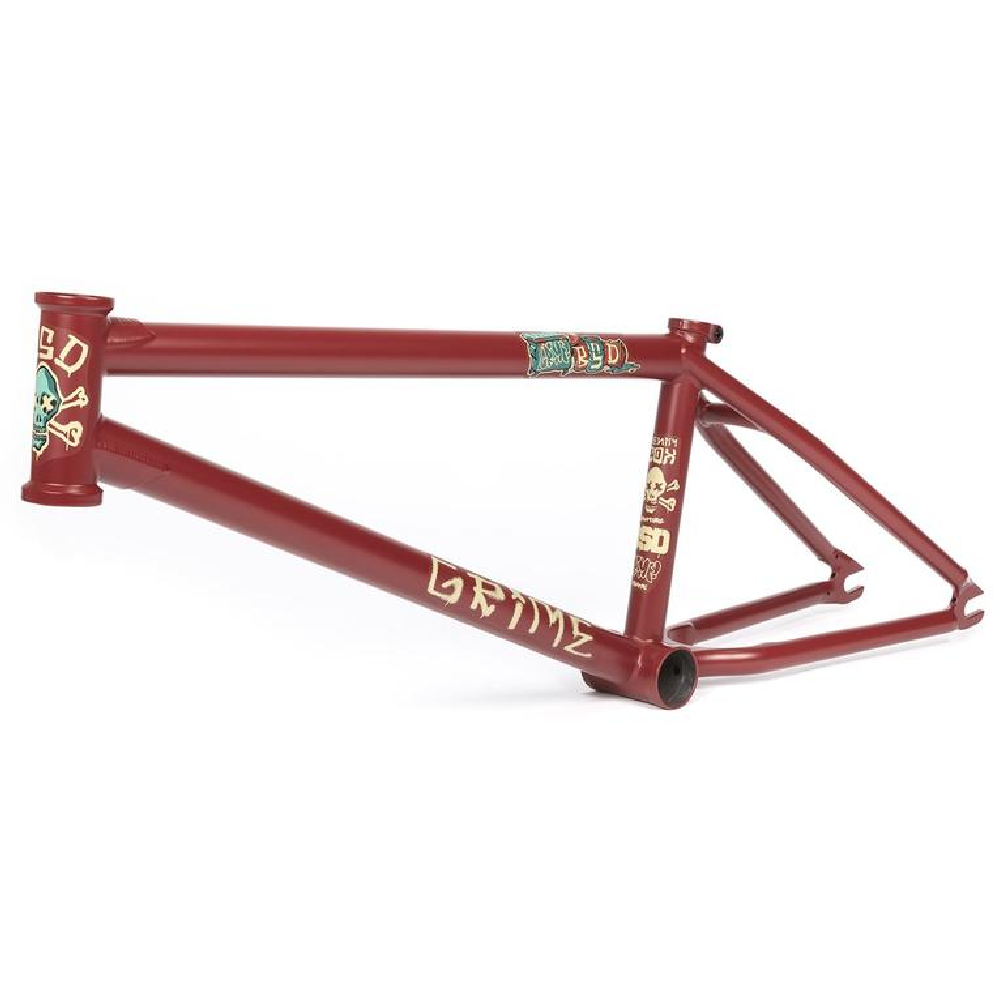 BSD Grime Frame Rusted Red BMX Frames – The Secret BMX Shop