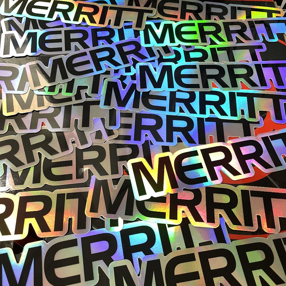 Merritt Holographic Frame Sticker BMX Stickers – The Secret BMX Shop