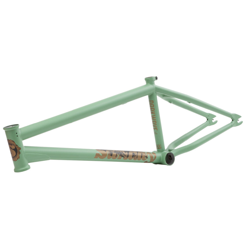 Sunday Darkwave Frame Matte Sage Green w/Gold Decals BMX Frames – The ...