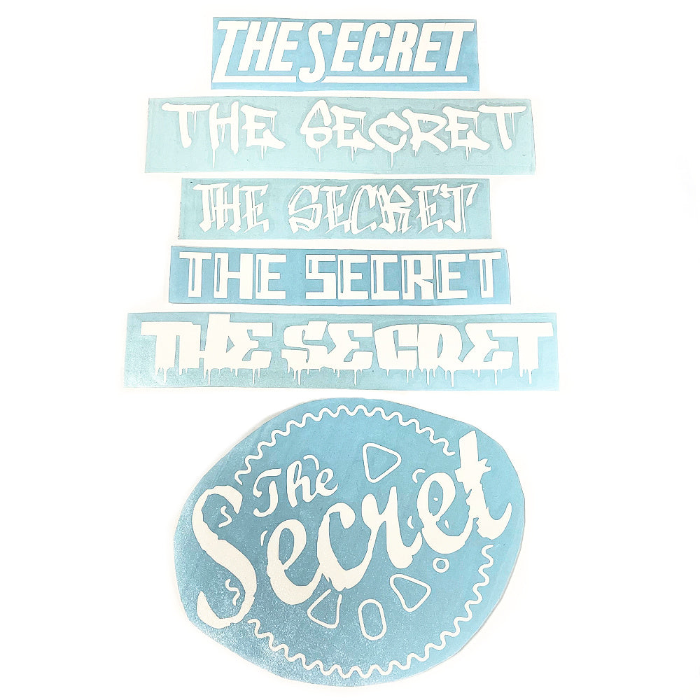 The Secret Die Cut Sticker Pack BMX Stickers – The Secret BMX Shop