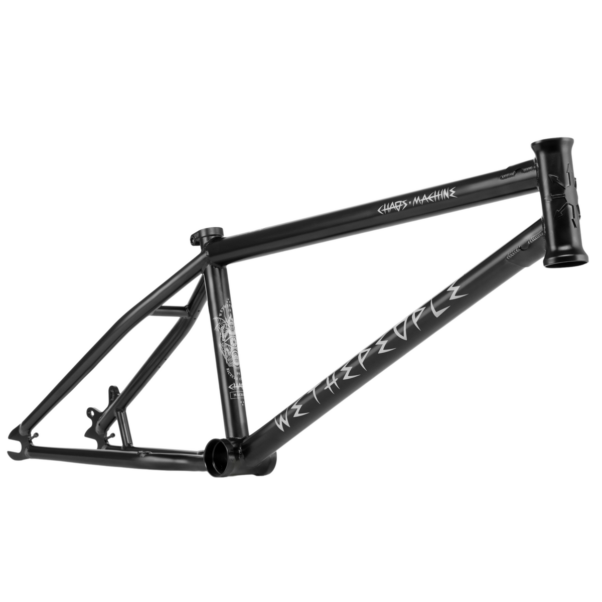 We The People Chaos Machine Frame Black BMX Frames – The Secret BMX Shop